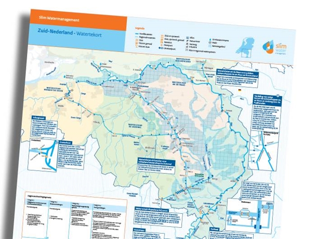 Nieuw: infographic watersysteem Zuid-Nederland tijdens watertekort ...